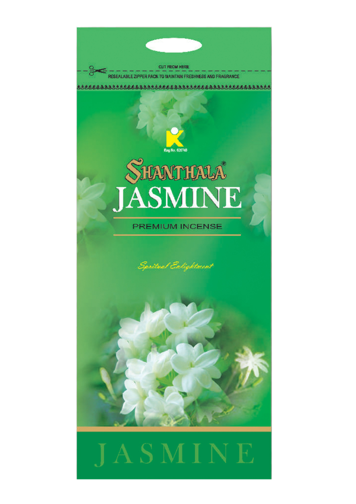 Shanthala Jasmine Premium Incense Sticks Zipper Pouch – Shanthala ...